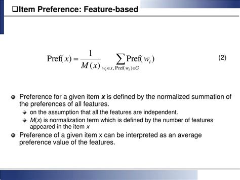 Ppt Modeling Preference Integrating Content Based And Collaborative