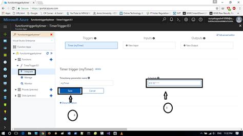 Time Trigger Using Function App