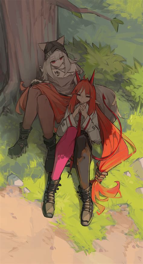 Frostleaf And Vigna Arknights Drawn By Togekk0 Danbooru