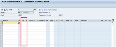 Mfbf Disable Quantity Field Assembly Backflush Sap Community