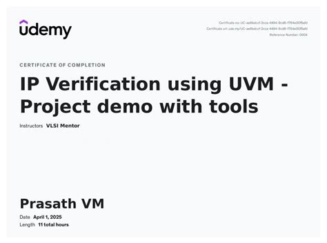 Vlsi Uvm Hardwareverification Semiconductor Chipdesign