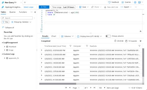 Develop Azure Dashboards From Legacy Application Custom Logs