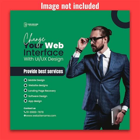 Ui Ux Design Service Social Media Post Psd Template Premium AI Generated PSD