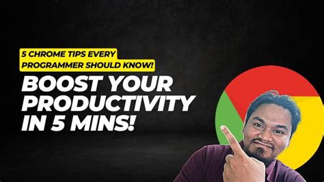 5 Chrome Tips Every Programmer Must Know In Hindi Boost Productivity Mohammad Danish Shaikh