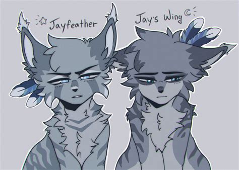 Jayfeather And Jay`s Wing By Meldelmew On Deviantart