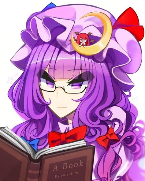 Patchouli Reading A Book R Touhou