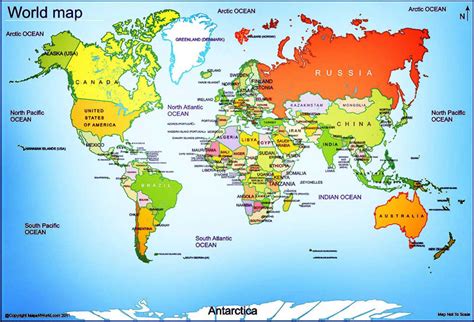 Clear Map With Countries