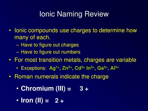 PPT Naming Review Molecular Compounds PowerPoint Presentation Free Download ID 2170236