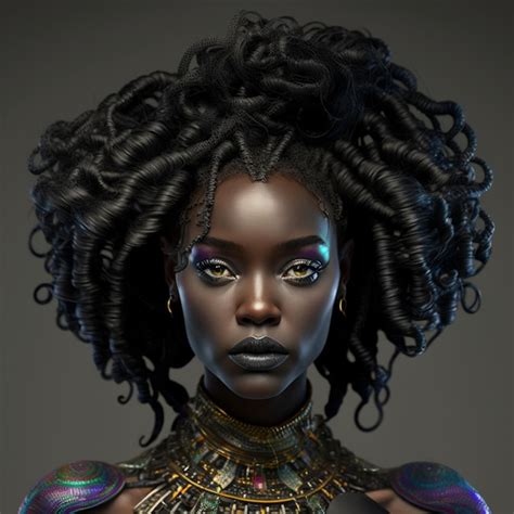 Premium Photo Black Goddess