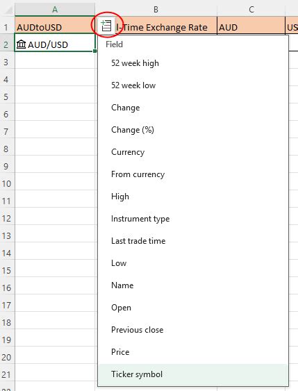 How To Auto Update Exchange Rate In Excel