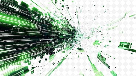 premium psd png hacker encryption glitch with binary code abstract