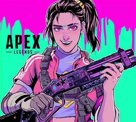 Rampart By Artist Wasabix301 R Apexlegends