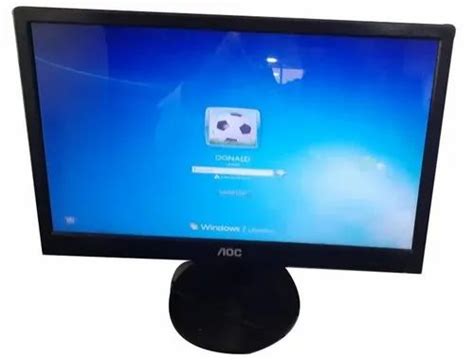 Flat ABS Inch AOC E SWN LED Monitor V At Piece In Surat ID