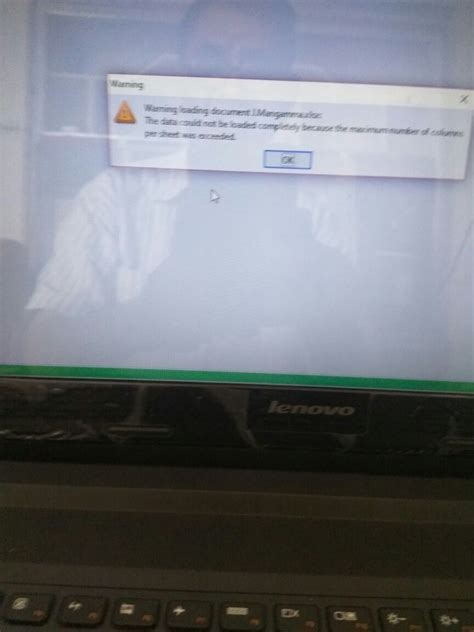 Maximum Number Of Columns Exceeded Warning English Ask LibreOffice