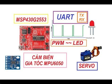 MSP430 Msp430g2553 With MPU6050 And SERVO YouTube