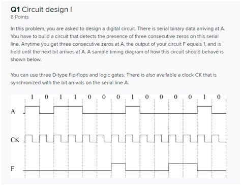 Solved Q1 Circuit Design 8 Points In This Problem You Are Chegg Com
