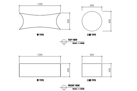 롱 스툴 디자인 벤치 가든제작소