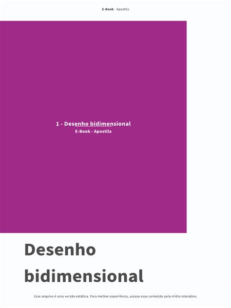 1 Desenho Bidimensional Pdf