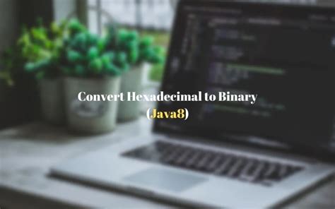 Java 8 How To Convert Hexadecimal Number To Binary Techndeck