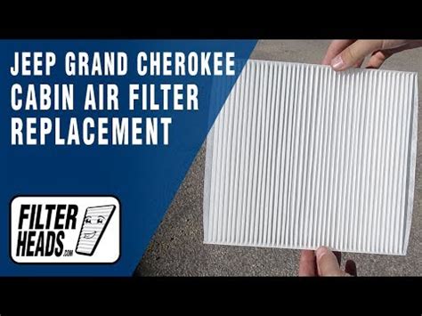 How To Replace Cabin Air Filter 2015 Jeep Grand Cherokee Aq1189 Youtube