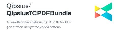 Integración De Tcpdf En Symfony Uso E Implementación