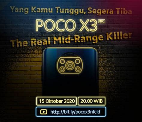 Xiaomi Umumkan Tanggal Rilis Poco X Nfc Di Indonesia Gadgetren