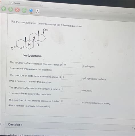 solved canvas Ä use the structure given below to answer the