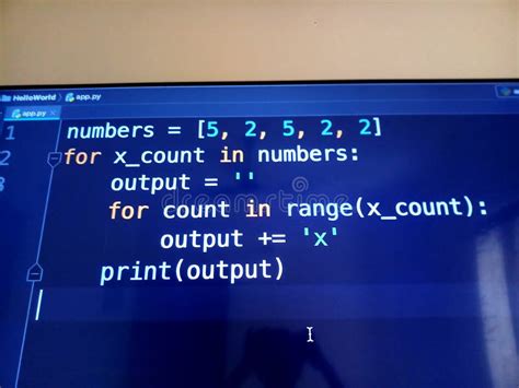 Coding On Laptop Screen View Stock Image Image Of Times View