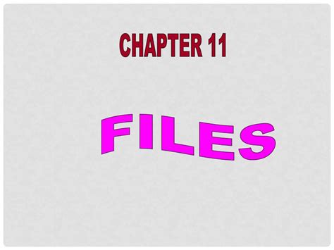 Files In C Powerpoint Slides Learnpick India