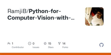 Github Ramjib Python For Computer Vision With Opencv And Deep Learning