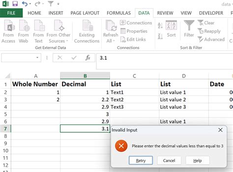 Speed Up Your Ms Excel Skills Data Validation In Ms Excel