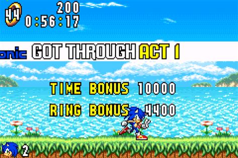 Sonic Advance Game Ui Database
