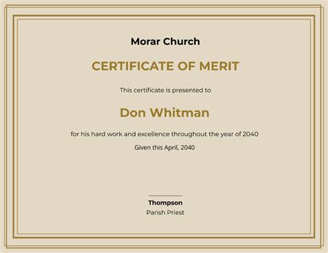 Free Merit Certificate Templates Certificate Of Merit Template Explore Our Collection Of