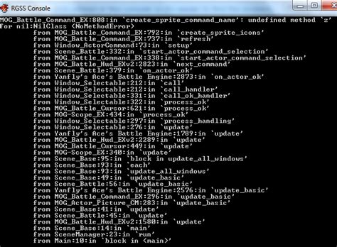 mog s script issue battle command ex bug in battle test rpg