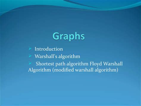 Data Structure And Algorithms Graphs Ppt