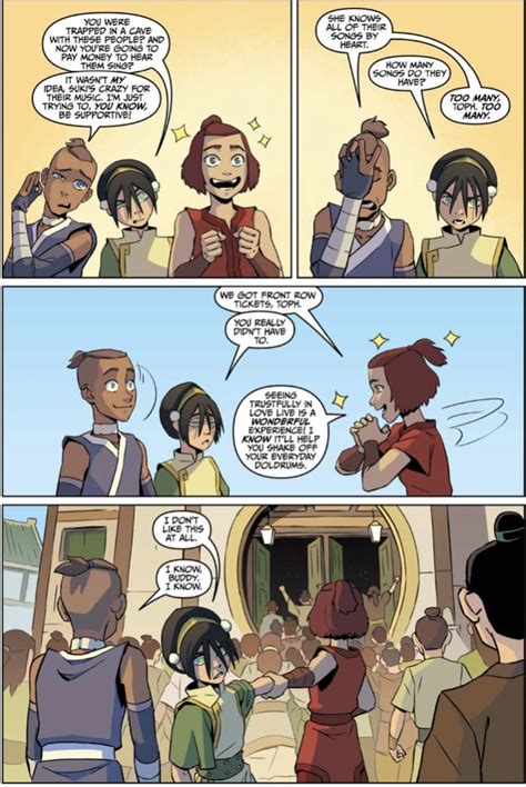 Suki In The Comics Being Obsessed With Secret Tunnel Avatar Funny