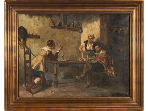 Frederick Vezin 1859 1942 Scène De Auctions And Price Archive