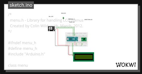 Lcd Tester Menu Wokwi Esp32 Stm32 Arduino Simulator