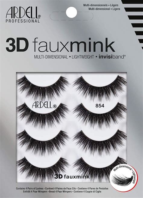 Ardell False Eyelashes 3d Faux Mink Lashes 858