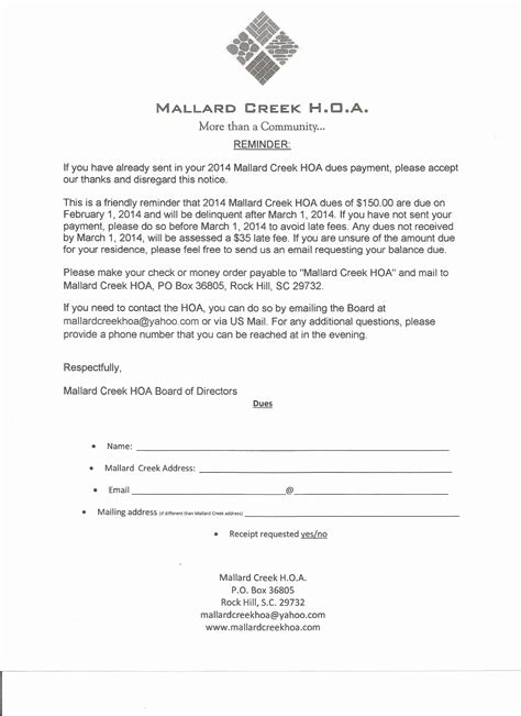 Hoa Proxy Vote Form Template Peterainsworth