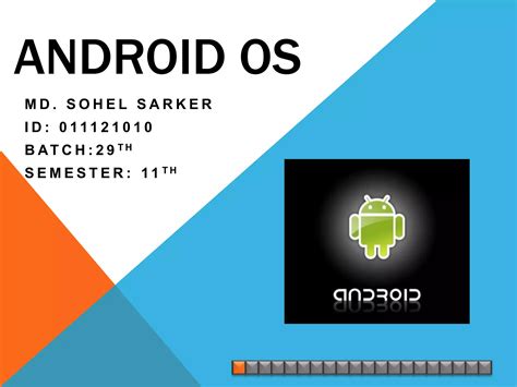 Android Pptx Operating Systems Computer Software And Applications