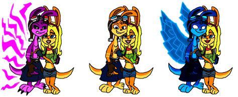 Dark And Light Daxter And Tess The Ottsel Jak And Daxter Fan Art Fanpop