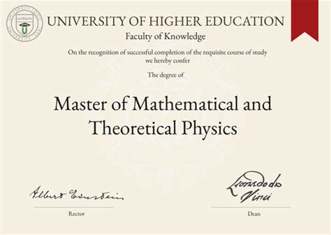 Master Of Mathematical And Theoretical Physics M M T P Unirank