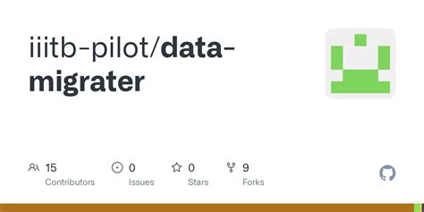 Github Iiitb Pilotdata Migrater