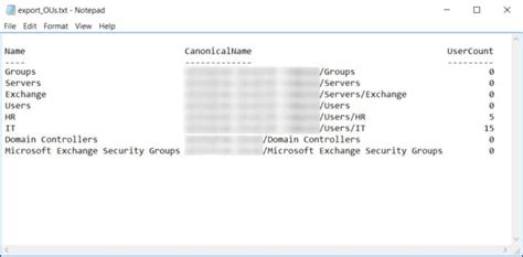 Create Active Directory Ou Reports With Powershell