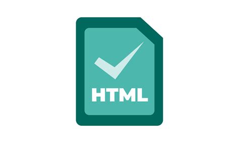 HTML File Flat Icon Vector Graphic By Mehedi Hasan Creative Fabrica