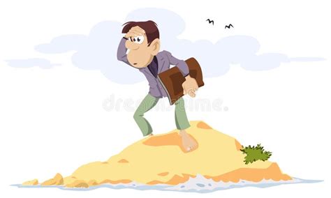 Lost In The Desert Stock Vector Illustration Of Thirst 12856433