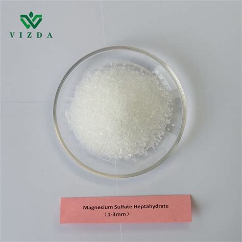 China Best Mgso4·7h2o Crystal Fertilizer Manufacturers Suppliers
