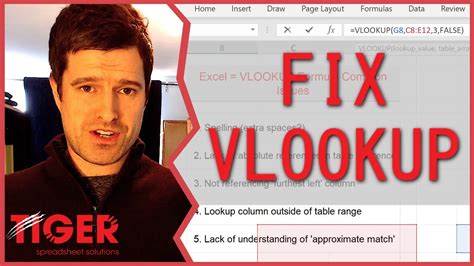 Fix Your Vlookup Formula Youtube